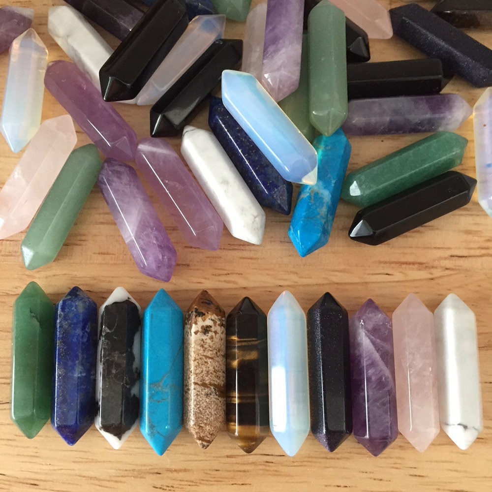 Crystal Point/ Loose Crystal/ Double Point Gemstone/ Healing