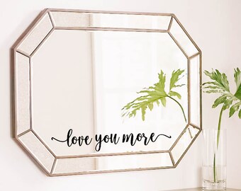 Mirror decal | Etsy