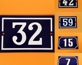 French house number | Etsy