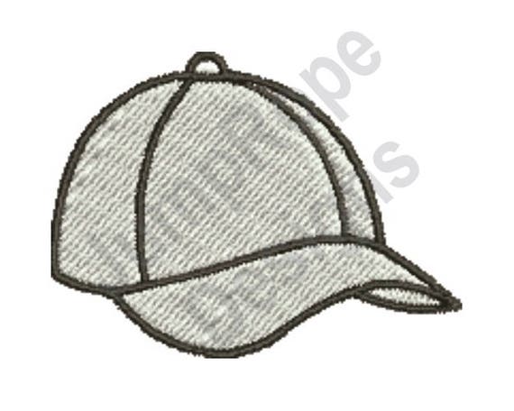 Baseball Cap Machine Embroidery Design