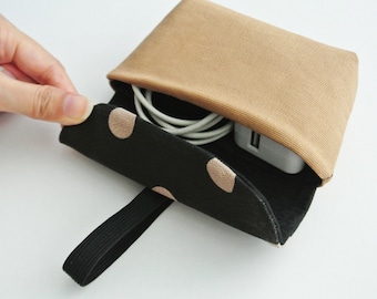 Felt Charger Cable Power Cord Case USB Storage Bag Power