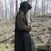 Hooded Ranger Surcoat Medieval Assassin Vest Mens Large One
