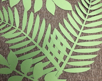 Large paper leaves | Etsy