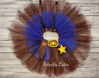 Native Tutu Set Brown Tutu Feather Headband Set Indian Costume