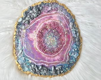 Geode wall art | Etsy