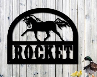 Horse sign | Etsy