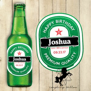 Birthday labels | Etsy