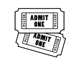 Admit one ticket | Etsy