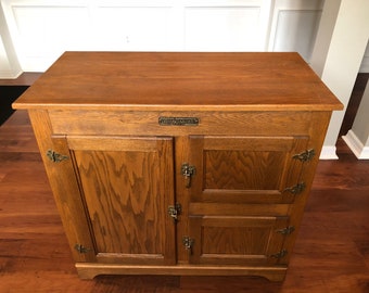 Oak ice box | Etsy