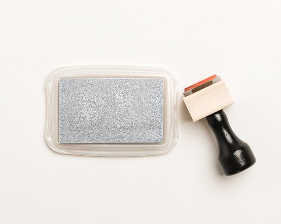 Silver Ink Pad Silver Stamp Pad Metallic Pad Stamp Shimmer