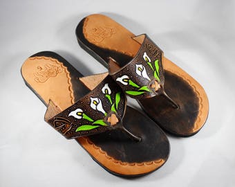 1970s flip flops | Etsy