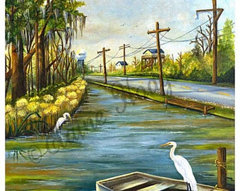 Bayou art | Etsy