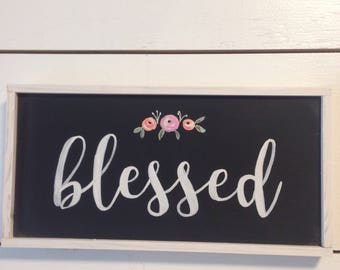 Blessed sign | Etsy