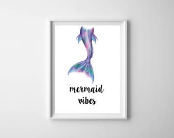 Mermaid quotes | Etsy