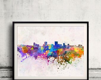 Anchorage skyline | Etsy