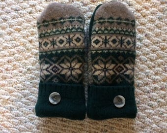 Upcycled mittens | Etsy
