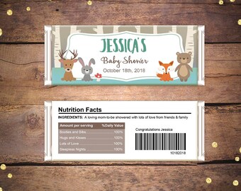 Woodland labels | Etsy