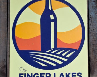 Finger Lakes Silhouette Vinyl Decal