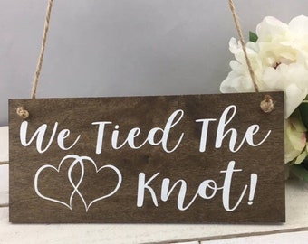 We tied the knot | Etsy