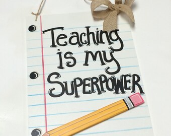 Superhero door sign | Etsy