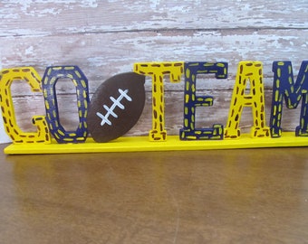 Football sign | Etsy