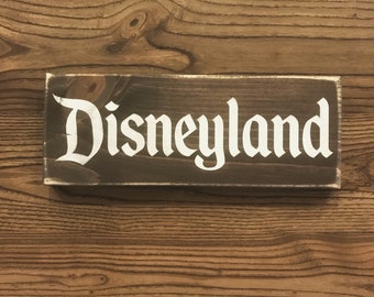 Disneyland sign | Etsy