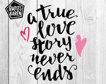 Love story never end | Etsy