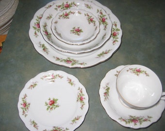 Moss rose china | Etsy