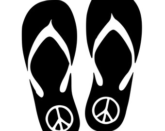 Peace sign decal | Etsy