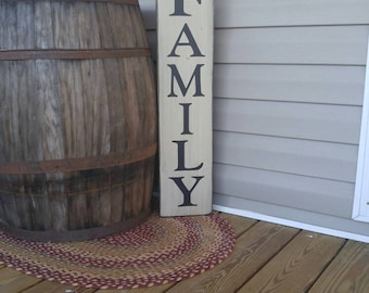 Vertical sign | Etsy