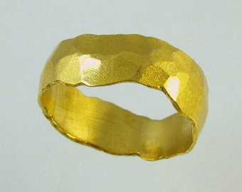 Pure gold 24 Karat solid gold ring100% pure recycled gold