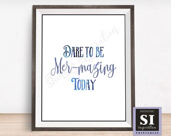 Mermaid quotes | Etsy