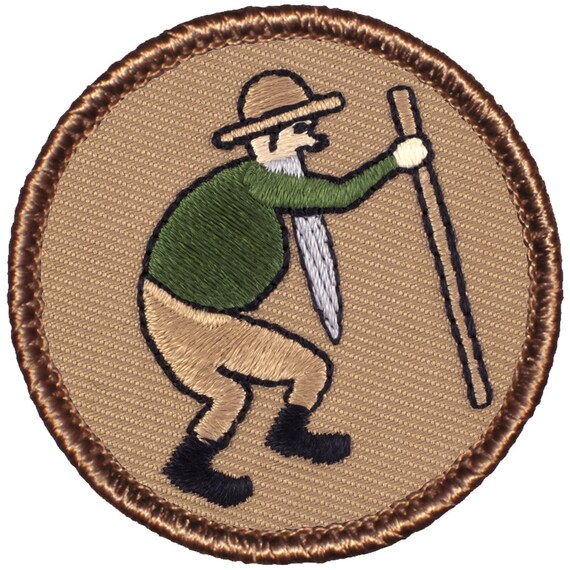 Geezer Patch 243 2 Inch Diameter Embroidered Patch