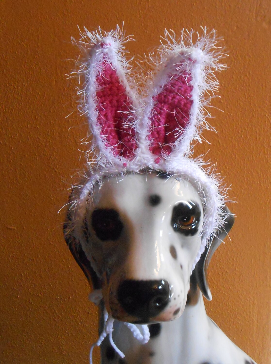 Large Dog Bunny Ears Crocheted Bunny Ears Headband Easter