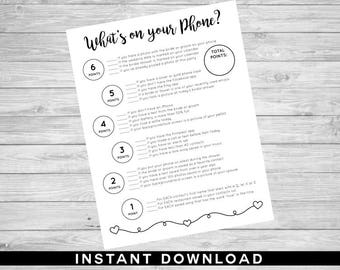 Phone scavenger hunt | Etsy