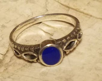 Blue stone ring | Etsy