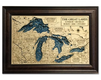 Great lakes art | Etsy