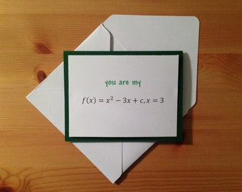 Math Teacher Thank You Card Math Thank You Teacher