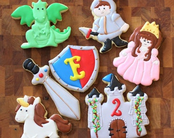 Knight cookies | Etsy