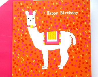 Alpaca card | Etsy