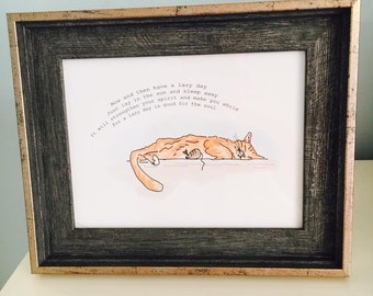 Cat poem | Etsy