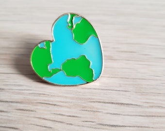Earth pins | Etsy
