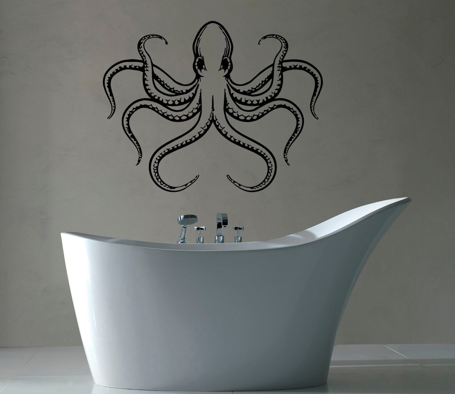 Octopus Wall Decal Vinyl Stickers Tentacles Sea Animal Home