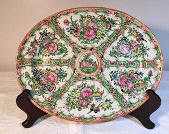 Rose medallion plate | Etsy