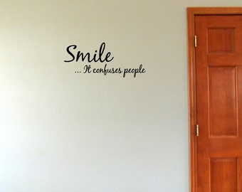 Smile wall art | Etsy
