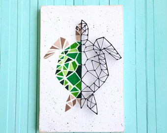 Turtle string art | Etsy