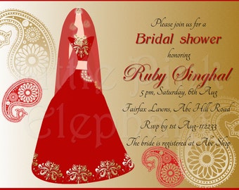 Bollywood invitation | Etsy