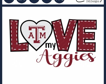 Texas aggies svg | Etsy