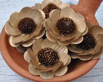 Wood flower bouquet | Etsy