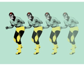 Lucha libre art | Etsy